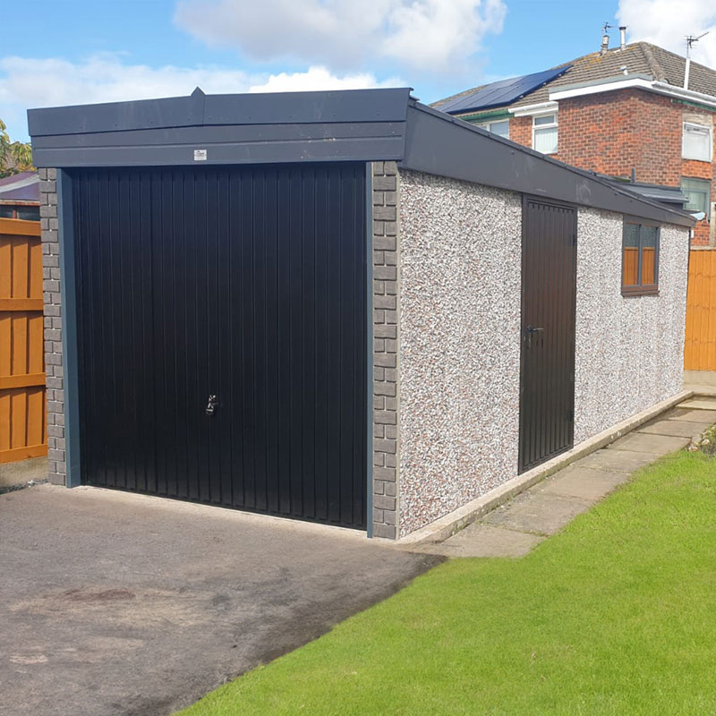 Pent Garages - Haydock Garden Buildings